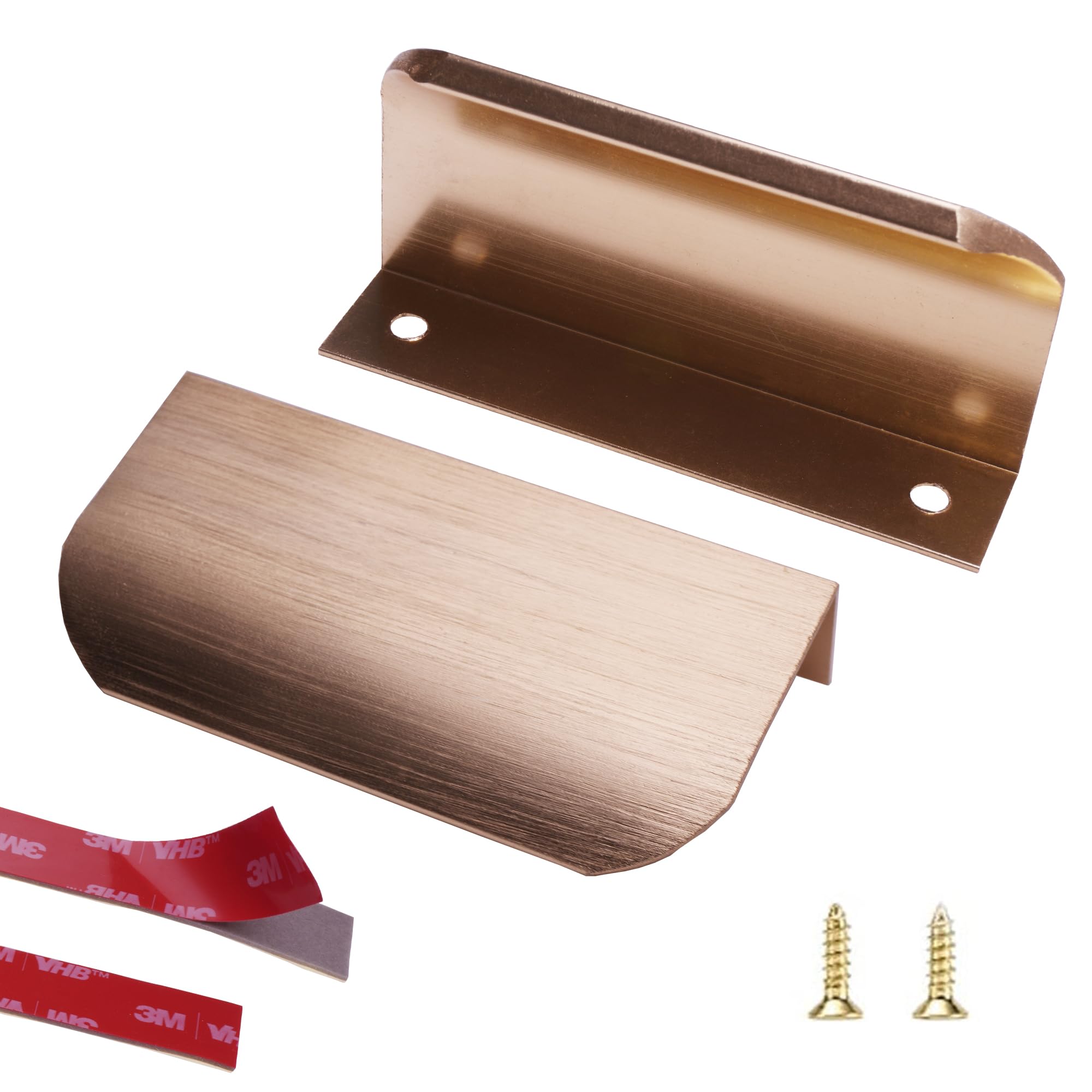 LEAPHZOT Edge Finger Pull,Concealed Kitchen Cabinet Handle,Top Mount ...