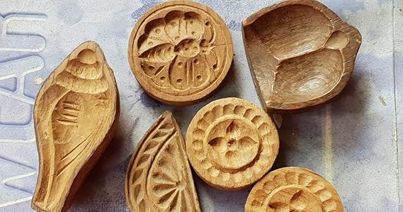 Buy calcuttacollectibles sandesh moulds "Made with love in Calcutta ...