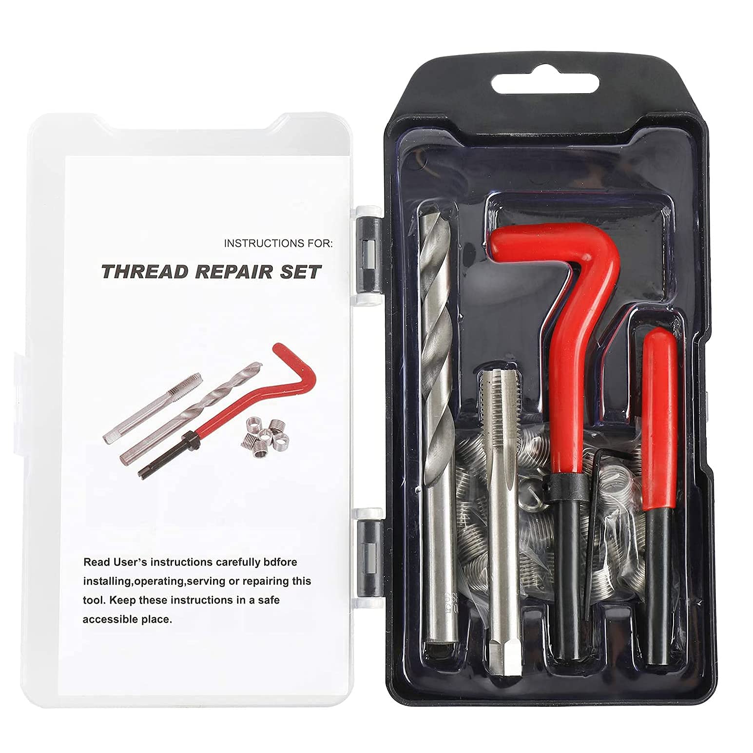 Mua 8MILELAKE Screw Hole Repair Set, Recoil Helicert Kit, Crushed Screw ...