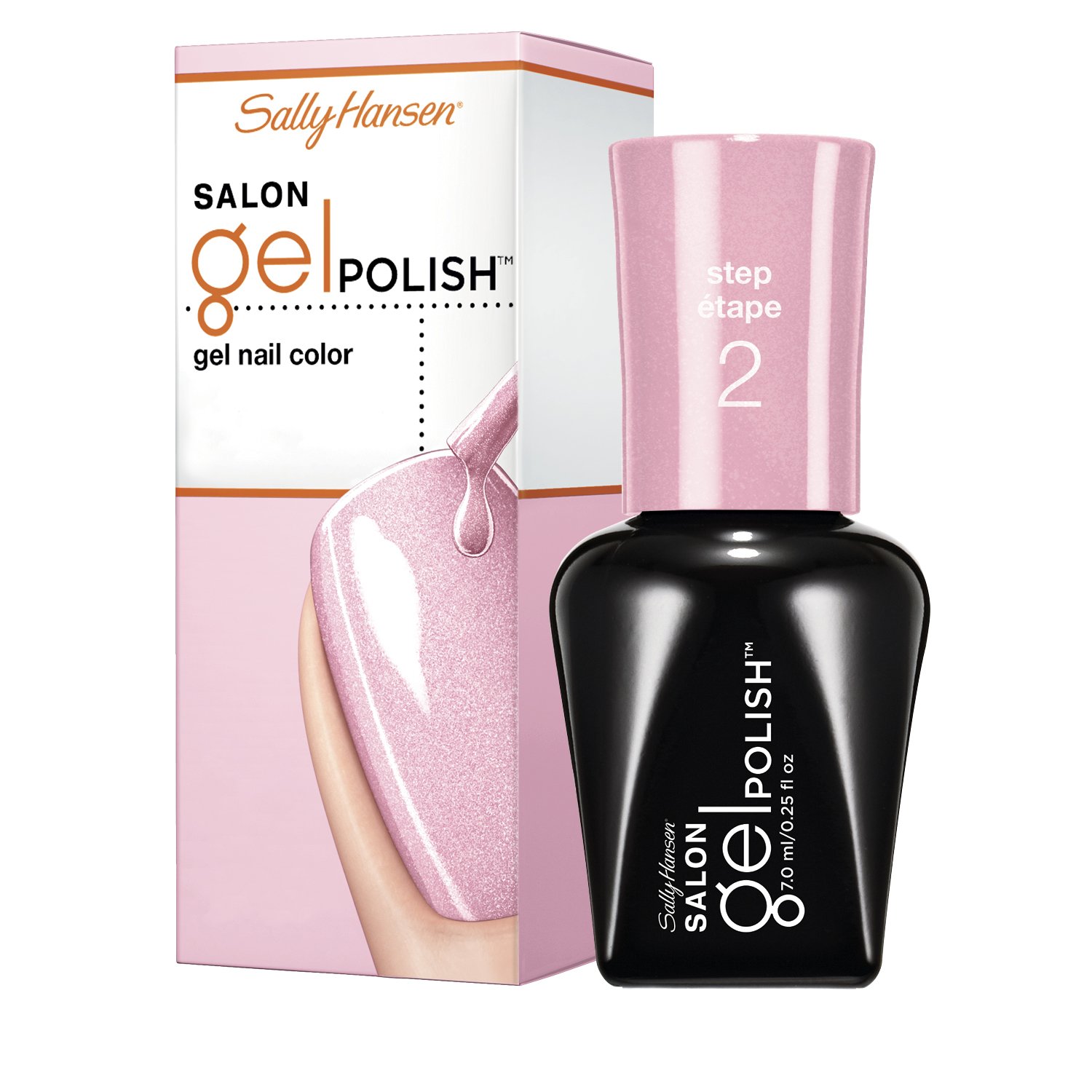 Amazon.com: Sally Hansen Salon Gel Nail Polish, Pearls Please, 0.25 ...