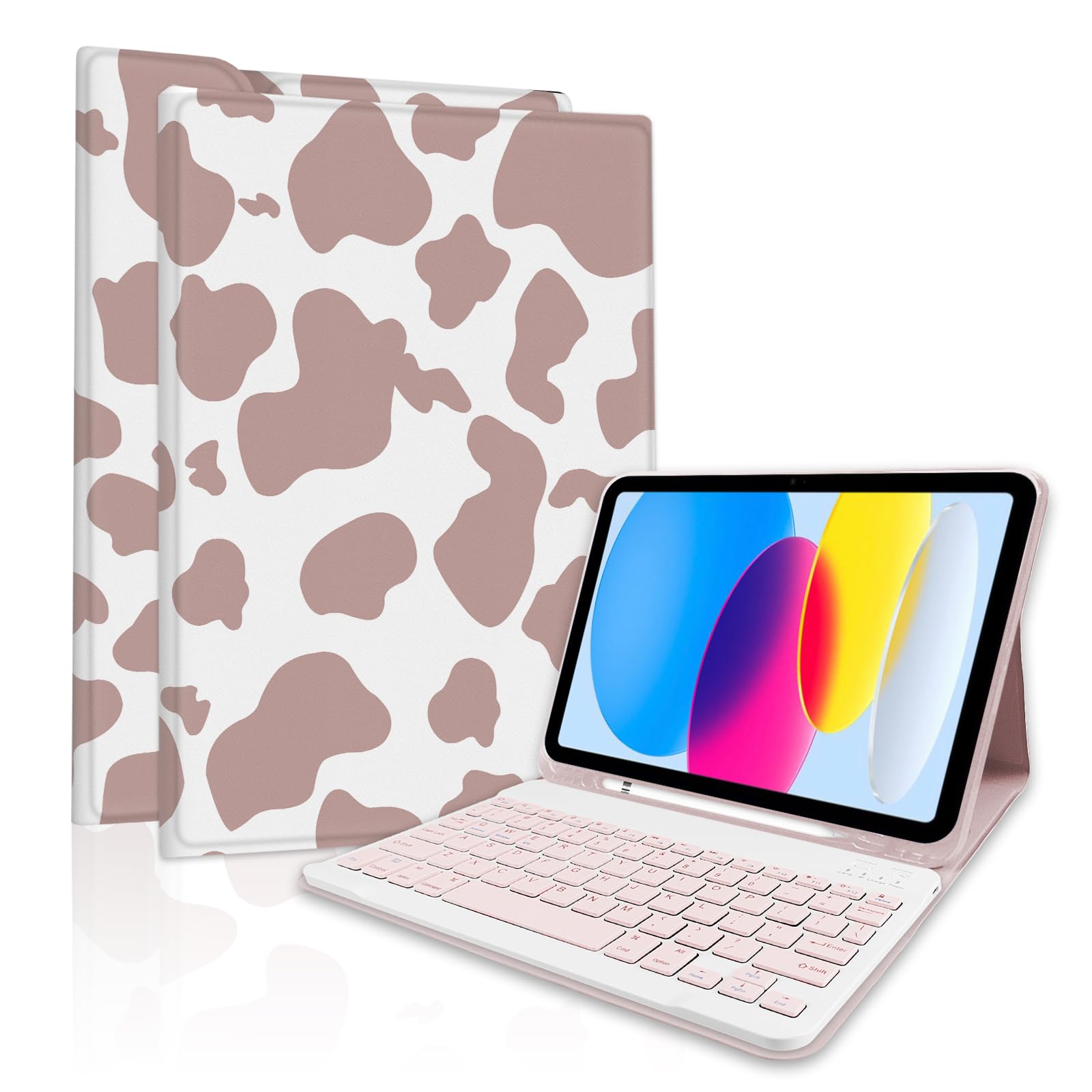 TopPerfekt for iPad Air 11-inch (M2 2024/M3 2025) Keyboard Case ...