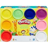 Amazon.com: Hasbro Play-Doh Rainbow Starter Pack: 8 Colors, 8 Cans ...