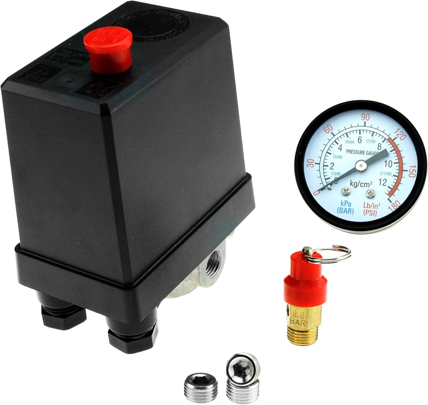 4 Ports Air Compressor Pressure Switch 1/4″ BSP Air Compressor ...