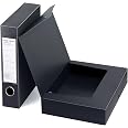 Amazon.com: HUA JIE 2 Pack A4 Storage File Boxes Archives Case,65mm ...