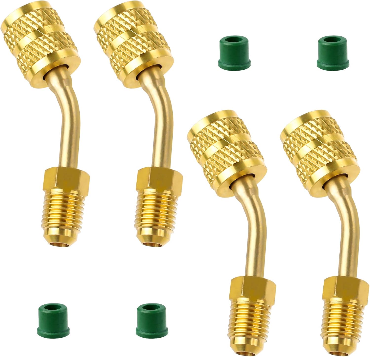 Jubaopen 4PCS R410a Adapter Air Conditioning Adapter Brass Mini ...