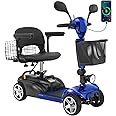 Amazon.com: 15-45 Miles Ecomobi MS02 4 Wheels Mobility Scooter for ...