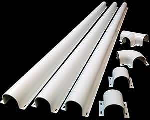 Amazon.com: 2" Plastic Flanged Wire Guard KIT - White: Home Improvement