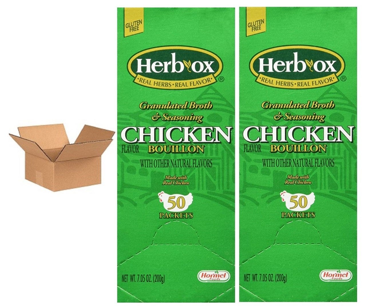 Amazon.com : Hormel Herb Ox Beef Bouillon 50 Packets : Grocery ...