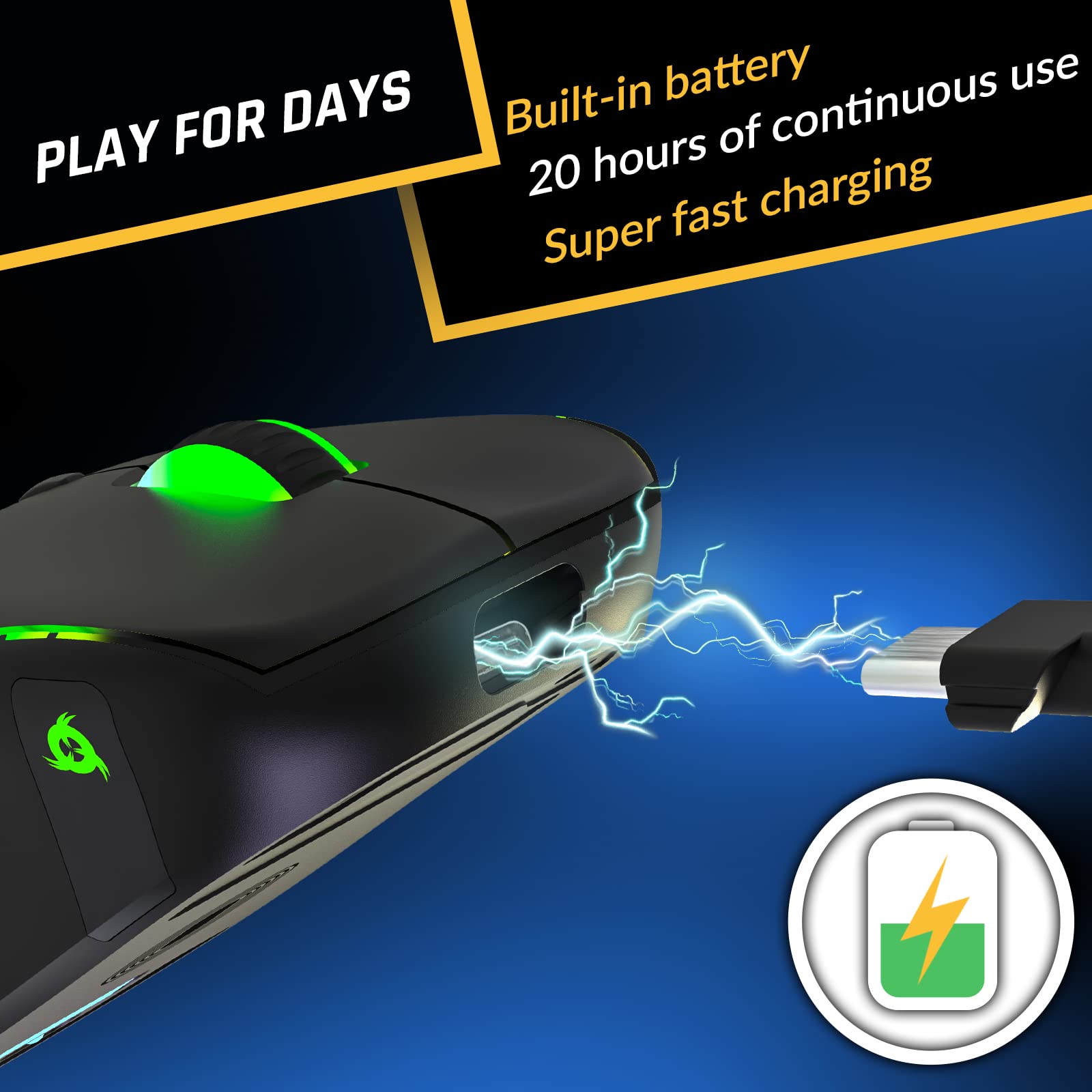 Mua KLIM Ace - Rechargeable Wireless Gaming Mouse RGB + New Version ...