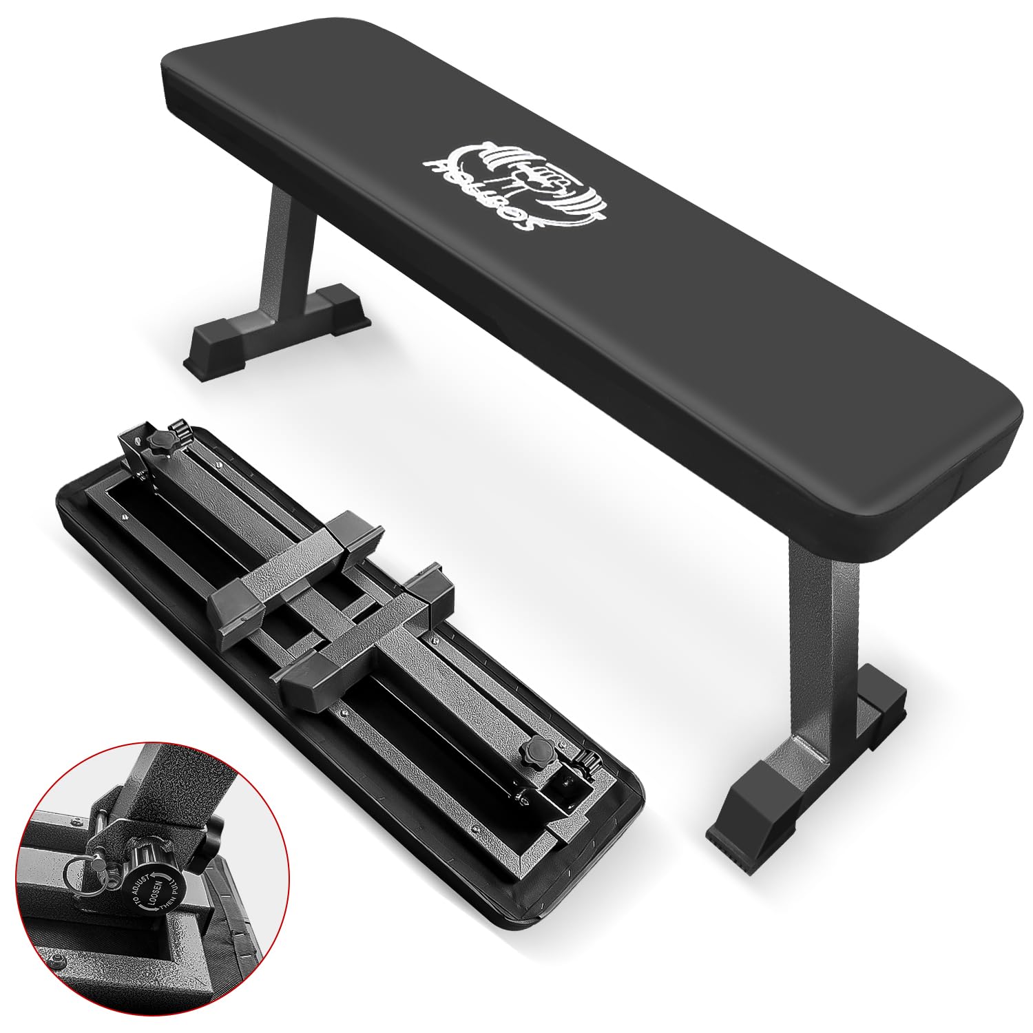 Mua Flat Bench, Flat Weight Workout Exercise Bench Easy,Assembly ...