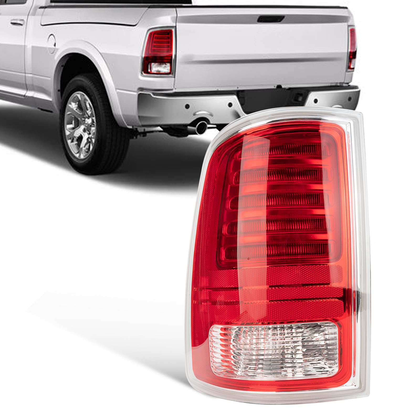 Autoverve Tail Lights Fit Dodge Ram 2013-2015 2016 2017 2018 Ram 2500 ...