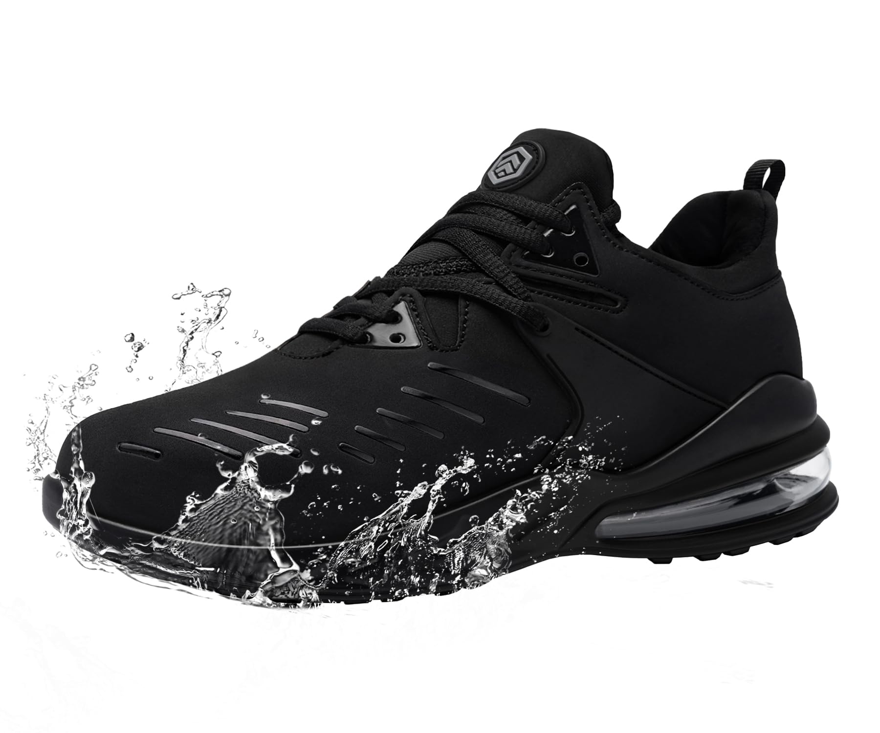 LARNMERN Steel Toe Shoes for Men Waterproof Slip Resistant Work ...