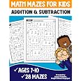 Math Mazes for Kids Addition and Subtraction Activity Book: Putman ...