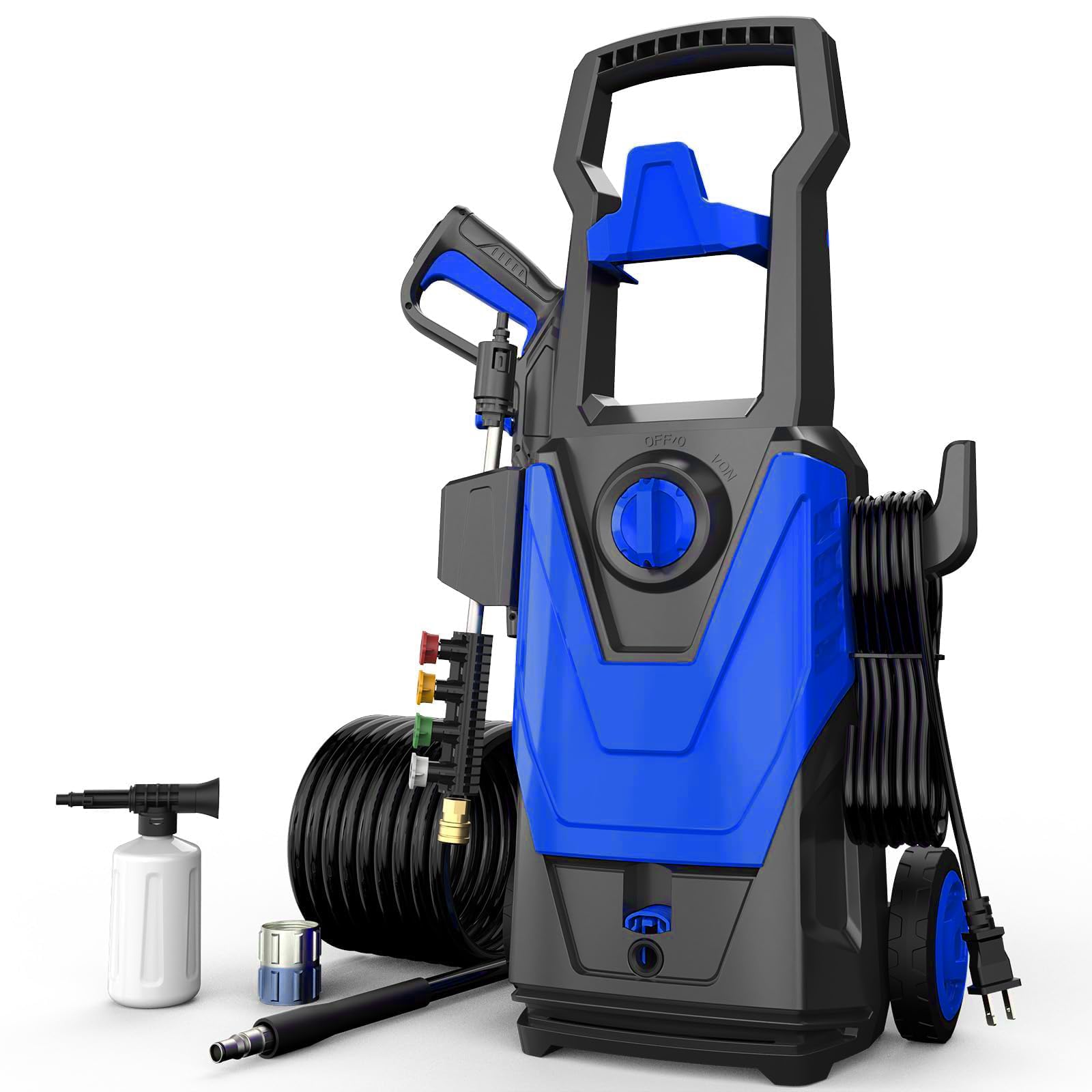 AgiiMan Electric Pressure Washer, 5000 PSI Max 3.6 GPM Power Washer ...
