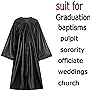 SHANSHAN Unisex Adult Shiny Choir Robes Confirmation Clergy Robe for ...