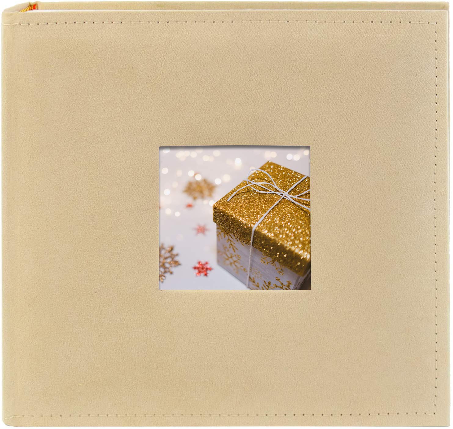 Buy Golden State Art, Fabric Photo Album - Beige Color - Holds 200 4x6 ...