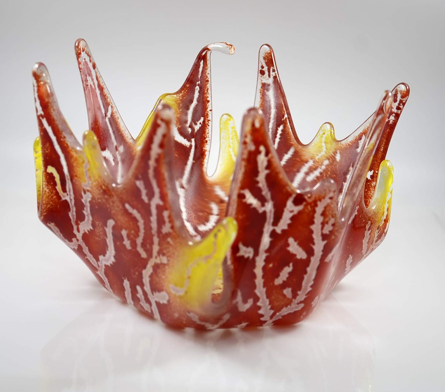 Amazon.com: Unique Spiky Fire Vase or Dish: Handmade