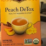 Amazon.com : Yogi Organic Peach Detox Tea, 16 ct : Herbal Teas ...