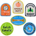 Amazon.com: YJ PREMIUMS 6PC Dog Harness Patches | Hoop & Loop Funny ...