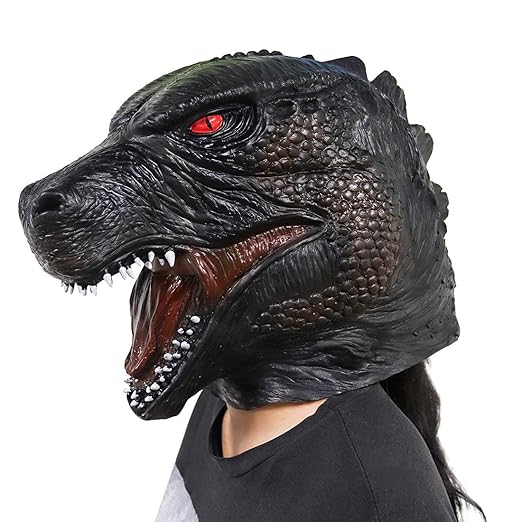 Godzilla vs Kong Godzilla King of The Monsters Mask Creepy Latex Scary ...