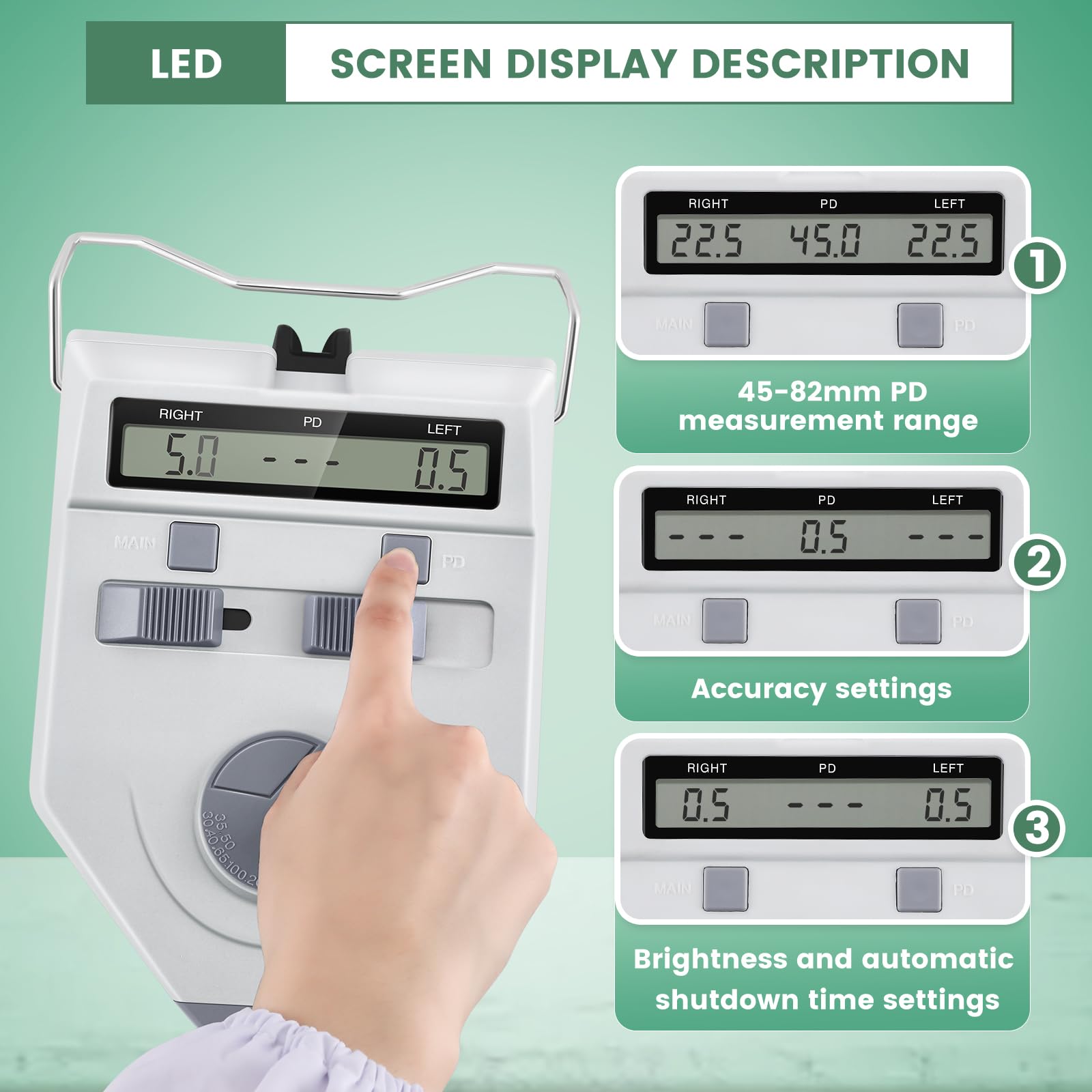 Mua Optical Digital Pupilometer 45-82mm Pupil meter PD Meter Pupil ...