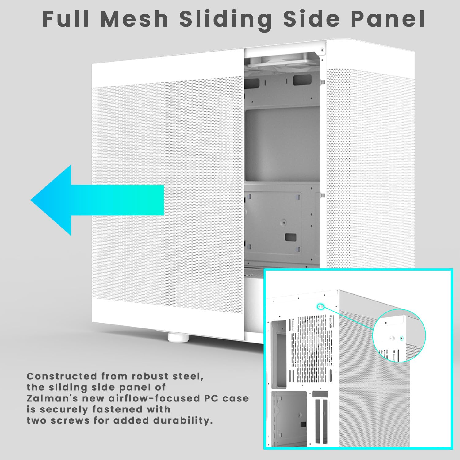 Mua Zalman i4 Airflow Full Mesh Mid Tower ATX Desktop PC Case, 6 x ...