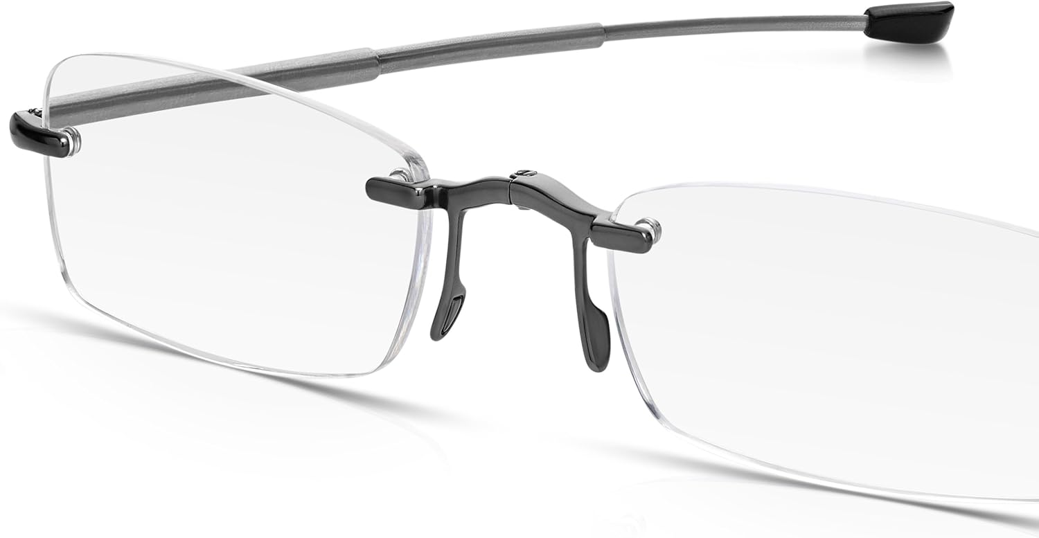Read Optics Portable Pocket Reading Glasses +1.0 to +3.5: Patented ...