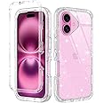 Amazon.com: I-HONVA for iPhone 16 Plus Case Clear [Non Yellowing] Shockproof Dust/Drop Proof 3 ...