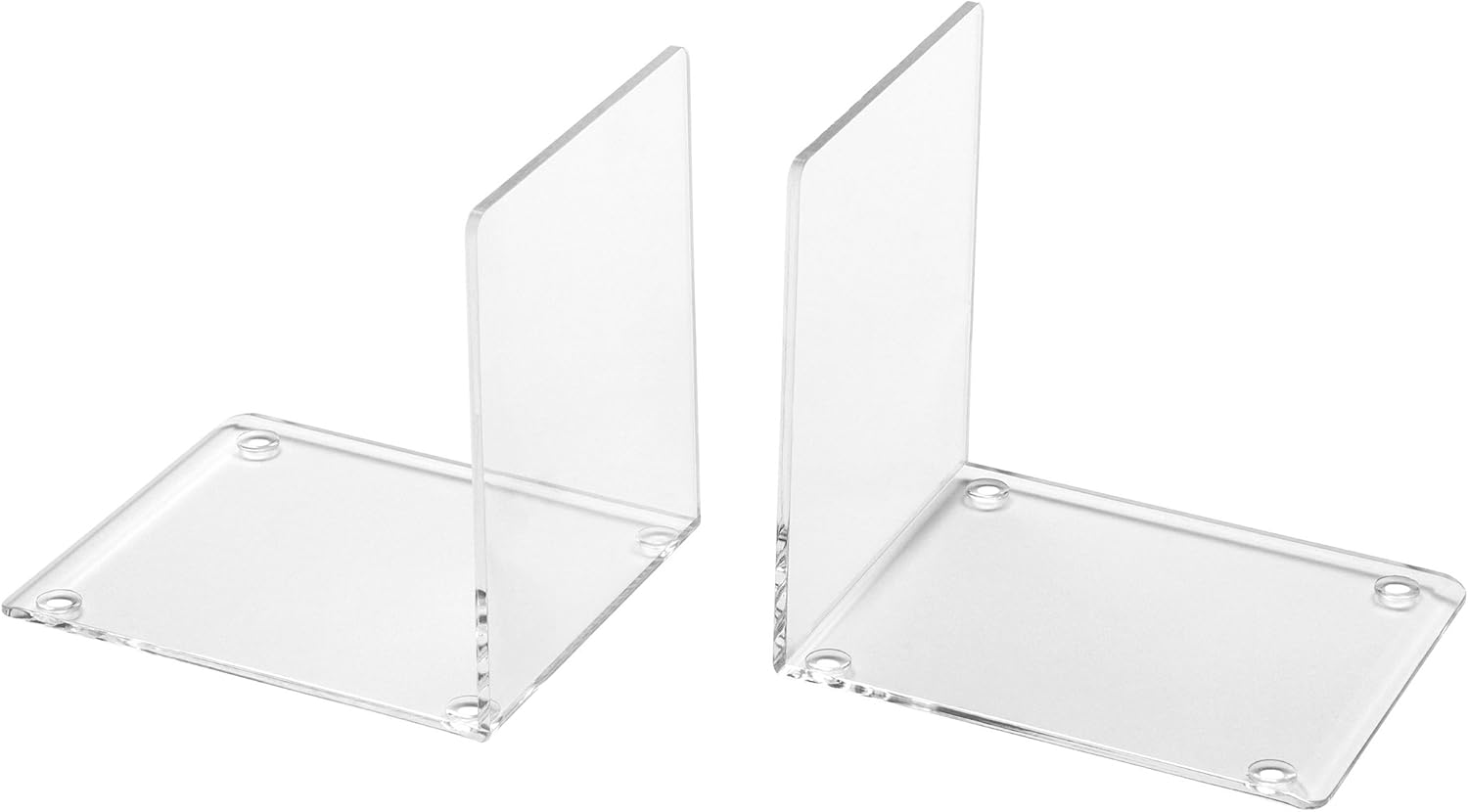 OSCO Clear Acrylic Very Small Bookends: Amazon.co.uk: Office Products