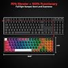 Redragon K628 PRO 75% 3-Mode Wireless RGB Gaming Keyboard, 78 Keys Hot ...