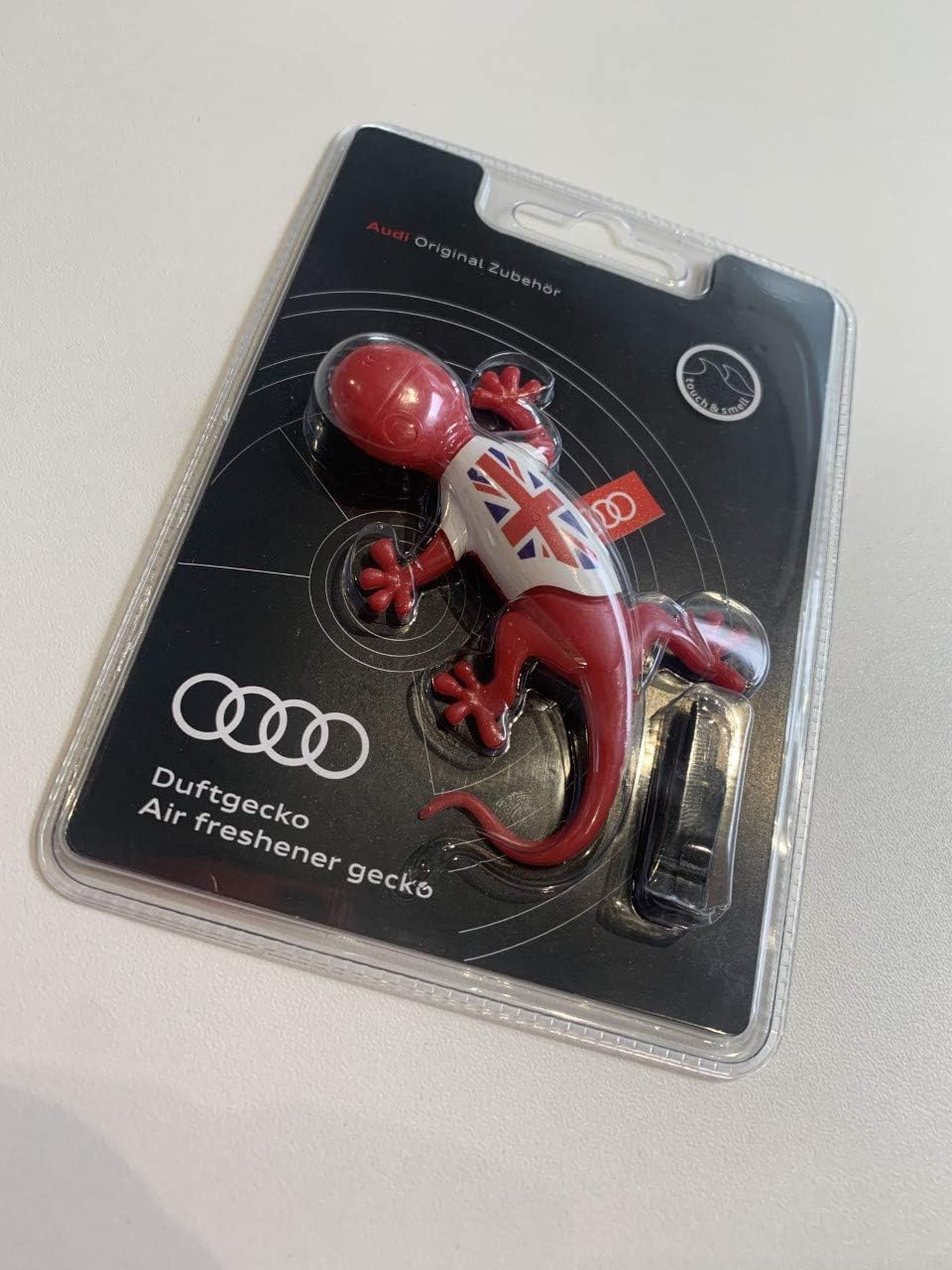 Audi Gecko Air Freshener Union Jack 000087009AP: Amazon.co.uk: Car ...