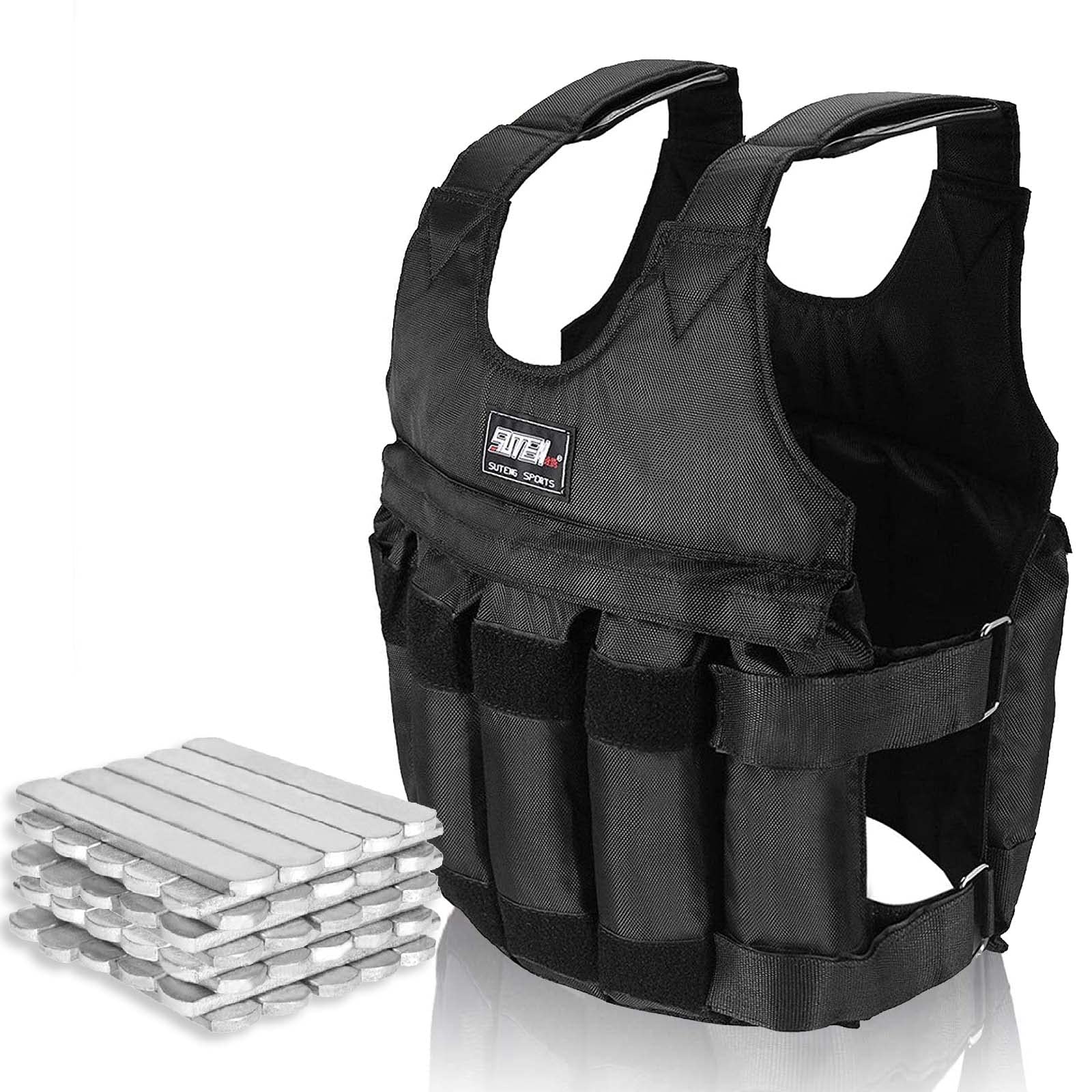 Adjustable weighted vest with weights included Strength training vests ...