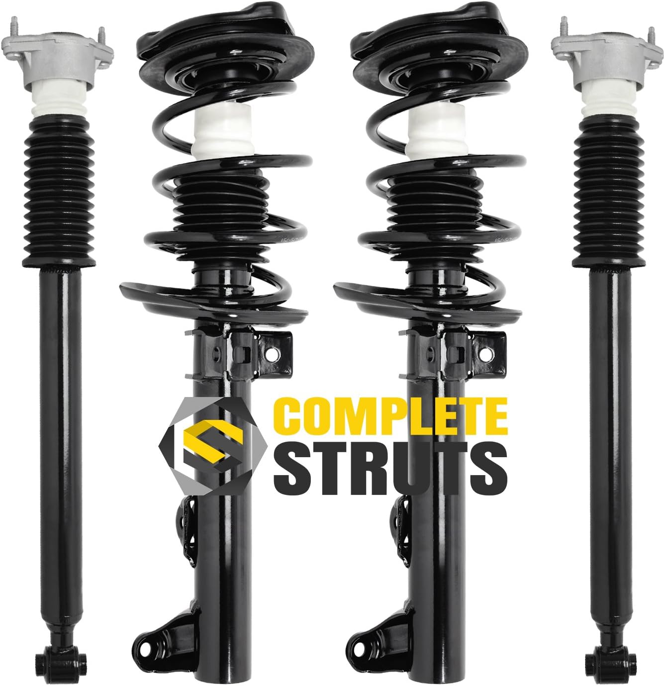 Amazon.com: Front Complete Strut Assemblies & Rear Bare Shock Absorbers ...