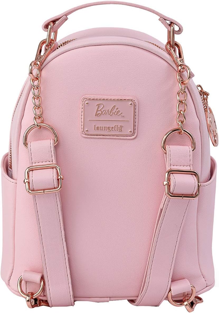 Barbie Loungefly – Barbie Women Mini Backpacks Pink, Faux Leather ...