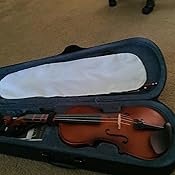 Amazon.com: Mendini 16-Inch MA-Purple Solid Wood Viola with Case, Bow ...