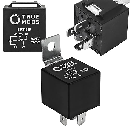 True Mods 10 Pack Bosch Style 5-Pin 12V Relay Switch [SPDT] [30/40 Amp ...