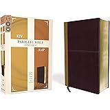 KJV, Amplified, Parallel Bible, Large Print, Bonded Leather, Black, Red ...