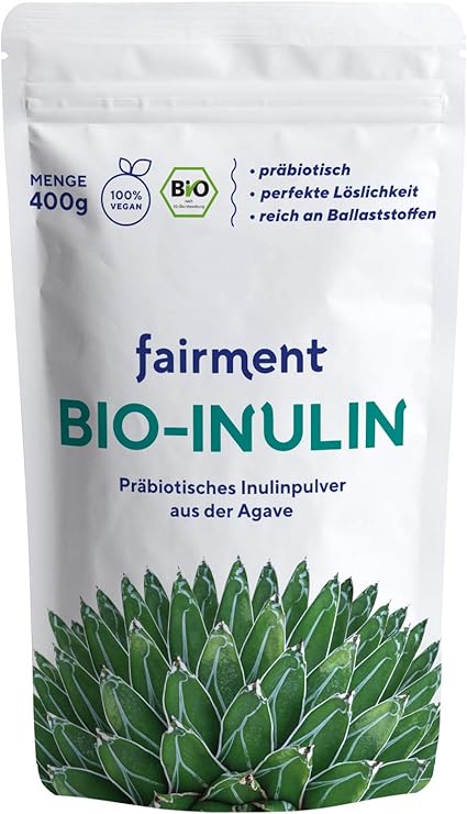 Fairment Bio Inulin Pulver - Ballaststoffreiches Inulinpulver im 400g ...