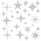 Amazon.com: 36 Pieces Star Window Decals for Bird Strike Prevention ...