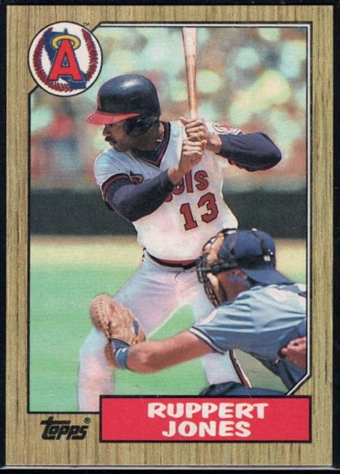 Amazon.com: 1987 Topps Baseball #53 Ruppert Jones California Angels ...
