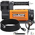 Amazon.com: ALL-TOP Air Compressor with Digital Pressure Gauge Tire Inflator Kit, 12V Portable ...