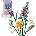Amazon.com: ZIYOSTAR Mini Bricks Flower Bouquet Building Sets ...