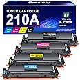 Amazon.com: 210A Toner Cartridges 4 Pack High Yield 210X Compatible for ...