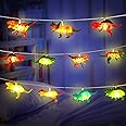 Amazon.com: Riakrum LED Dinosaur String Lights Battery Operated ...