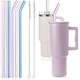Amazon.com: [6Pcs] Reusable Glass Straws for Simple Modern 40 oz - 12 ...