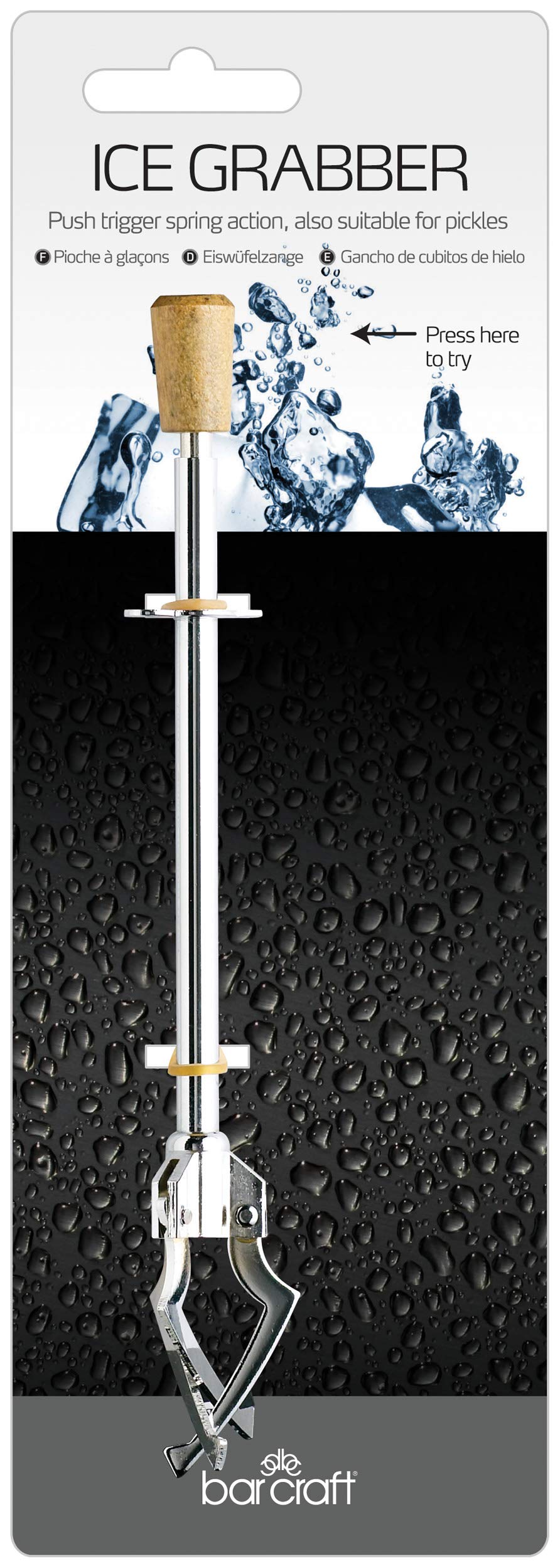 Mua BarCraft Ice Cube Grabber/Pickle Picker Tool, Stainless Steel, 18cm ...