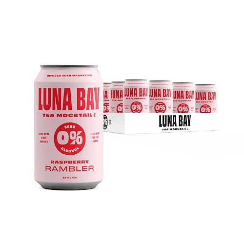 Luna Bay Zero Percent Tea Mocktail - Craft Mocktail Mixer Non-Alcoholic ...