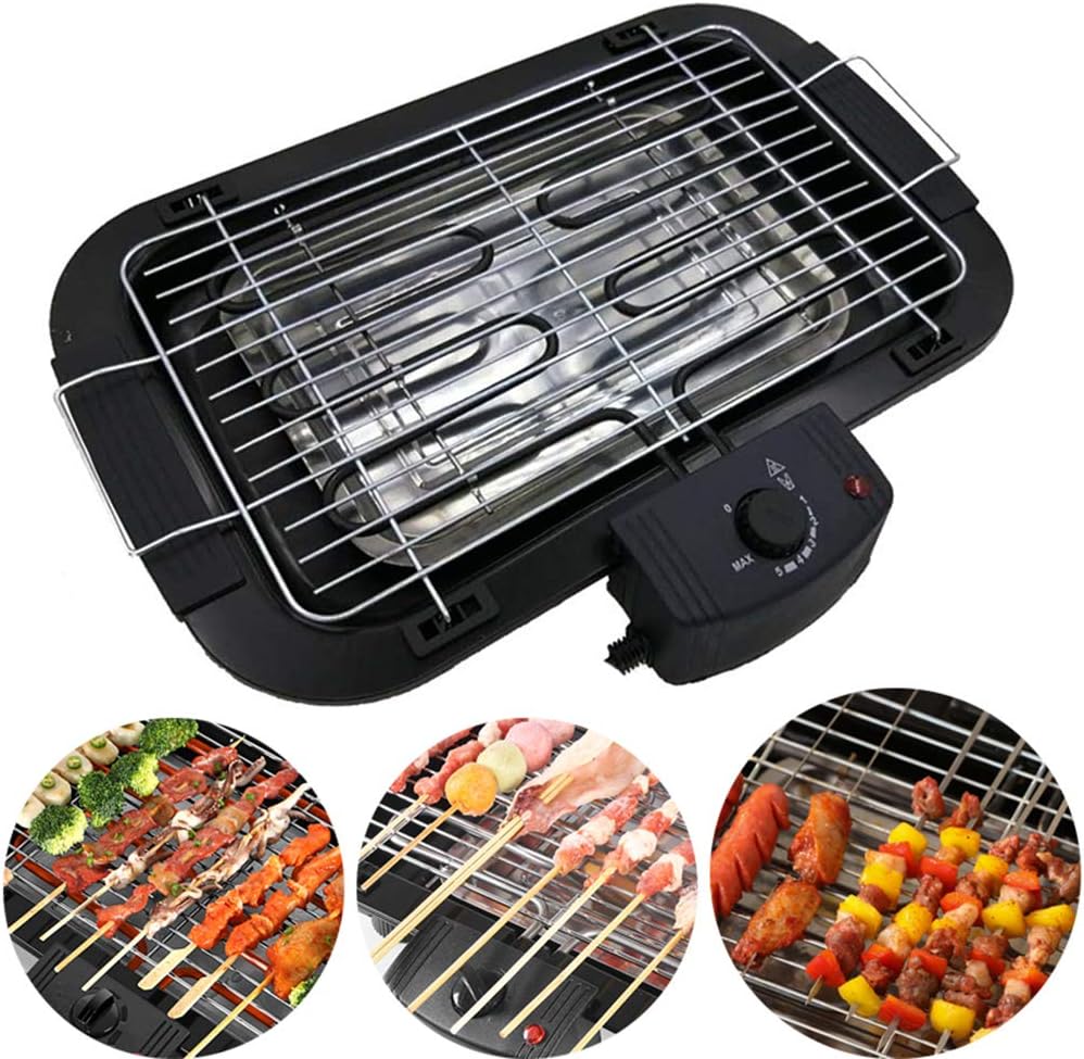 Review HONGLONG Indoor Grill,Electric Smoke-Free Grill,Multifunctional ...