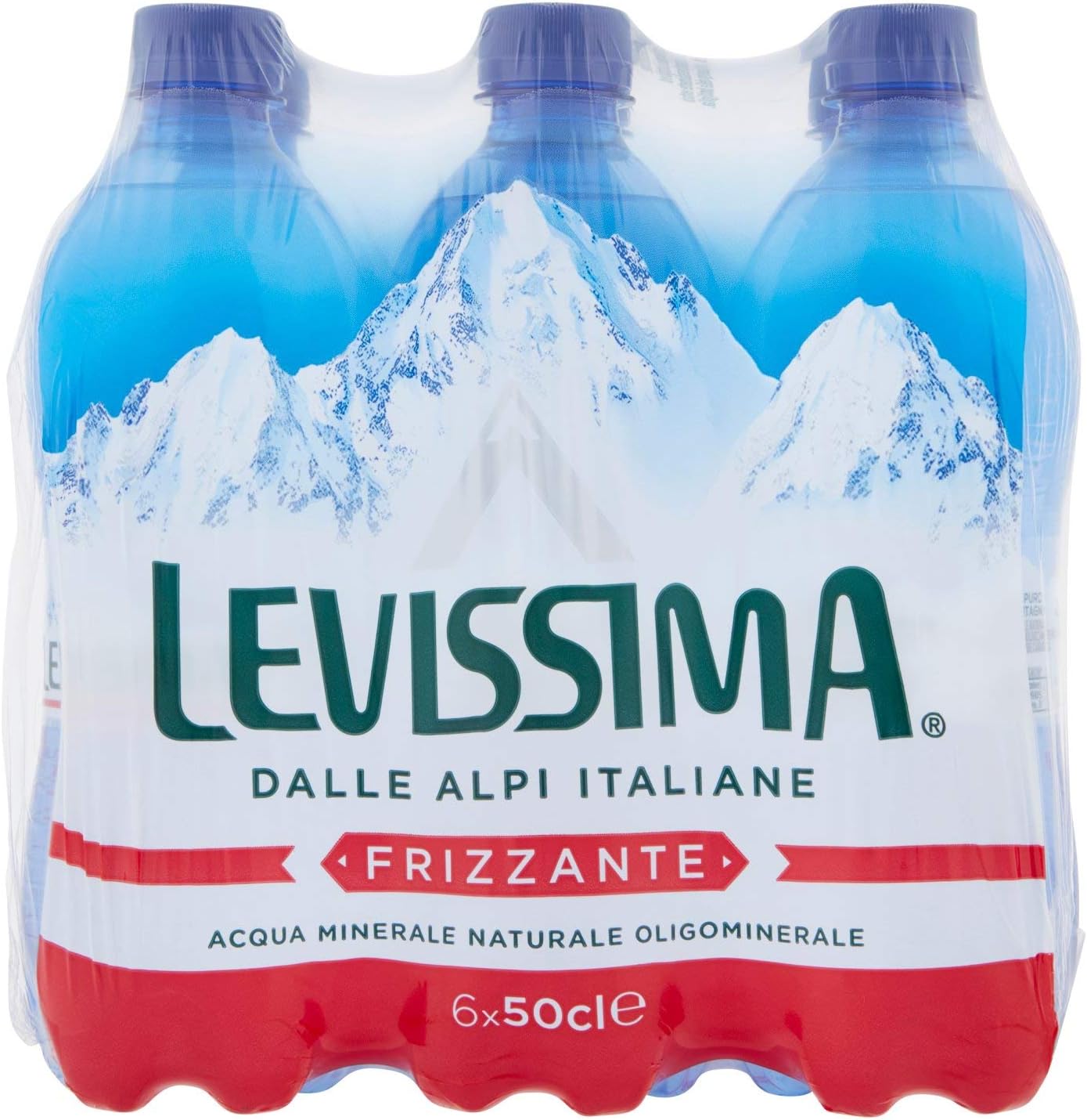 LEVISSIMA Acqua Minerale Oligominerale Frizzante Bottiglia Piccola 50cl ...
