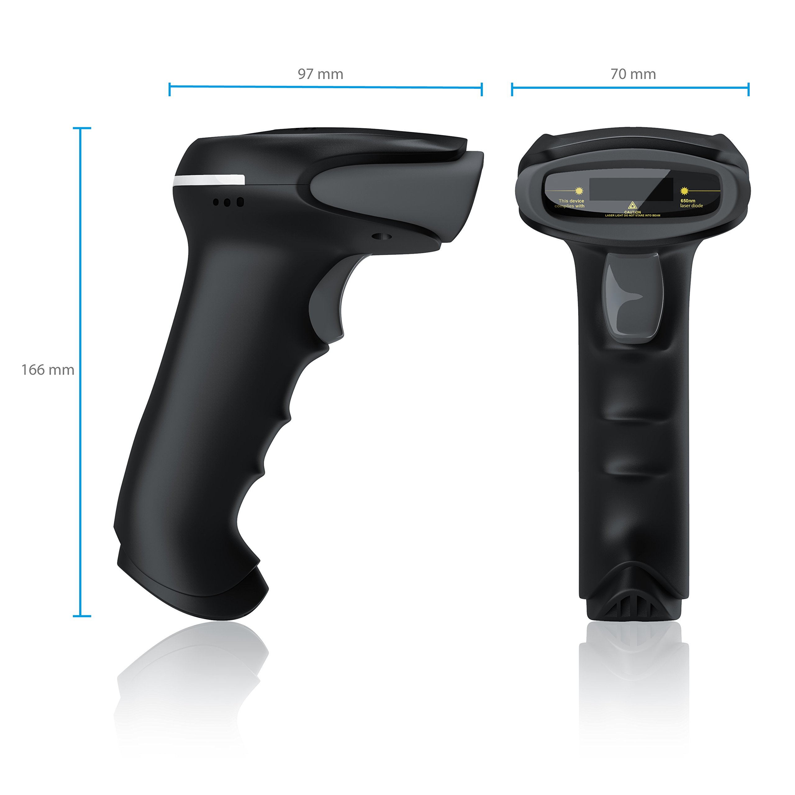 Mua CSL - Bluetooth Barcode Scanner Wireless - Wireless Laser Handheld ...